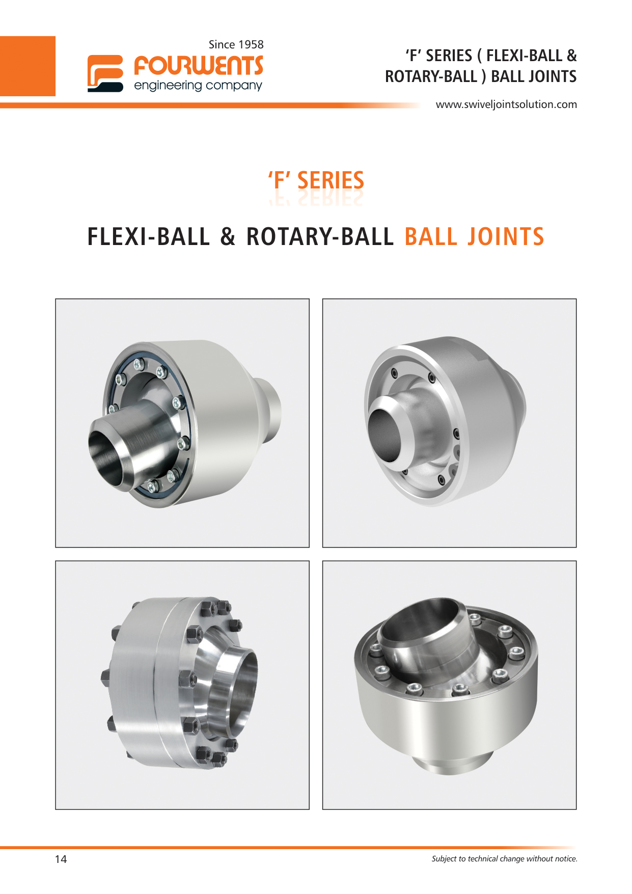 Swivel ball joints for Aph soot blower system - Barco swivel ball joints